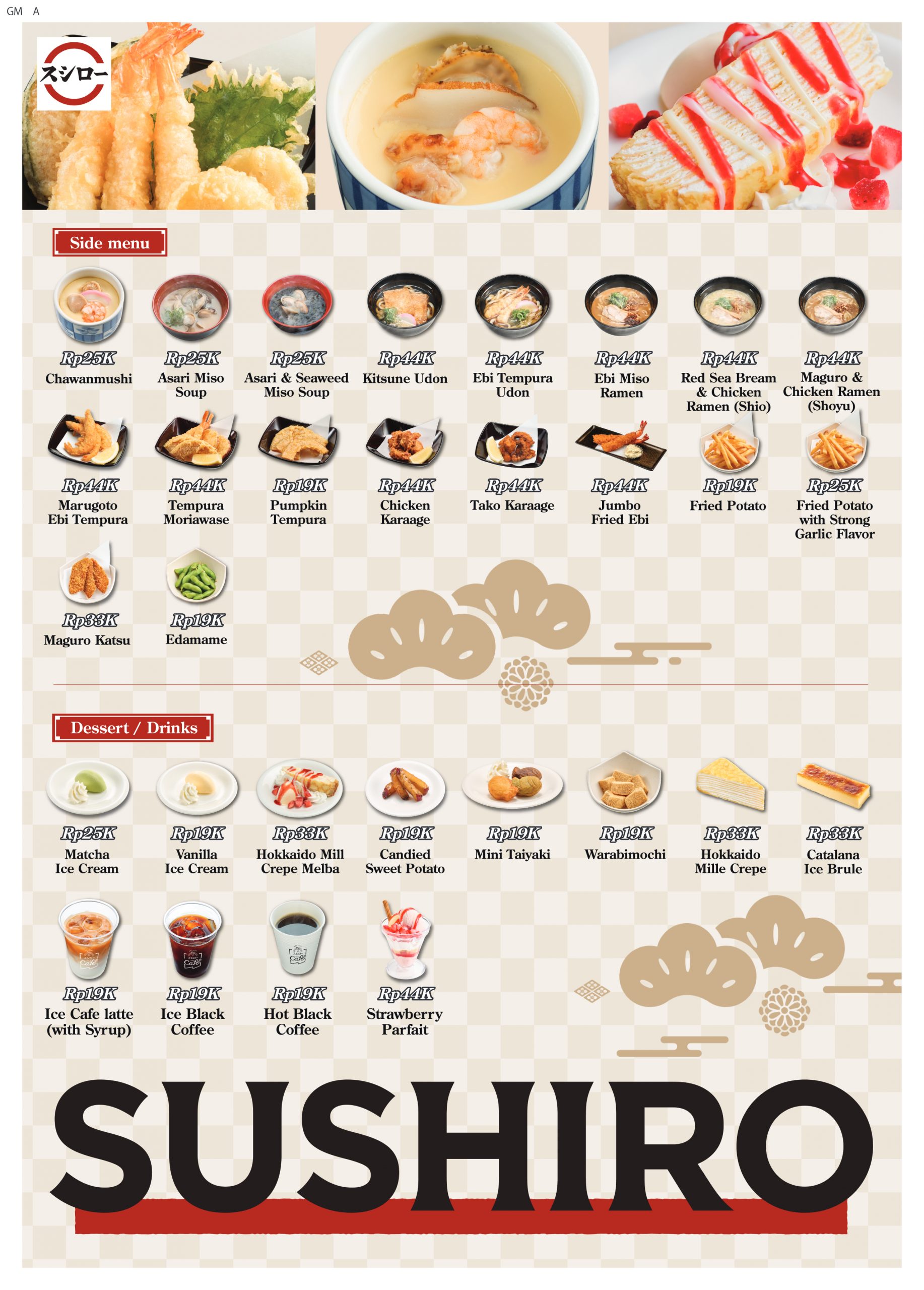 Menu - Sushiro Indonesia